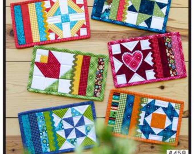 Log Cabin Cross Mug Rug Pattern - Etsy Canada