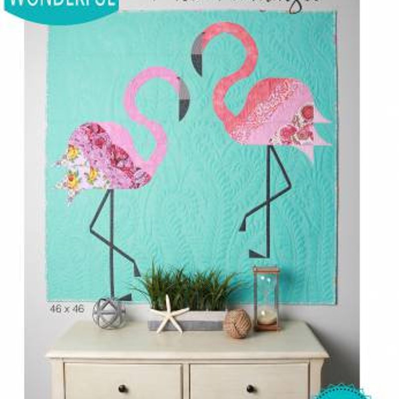 Flamingo Quilt Pattern - Etsy