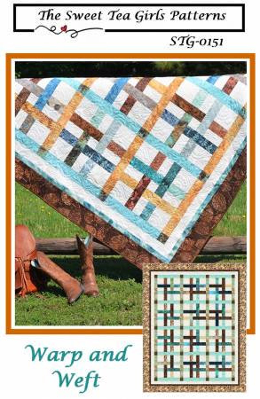 Warp and Weft Jelly Roll Quilt Pattern - STG-0151 by Sweet Tea Girls ...