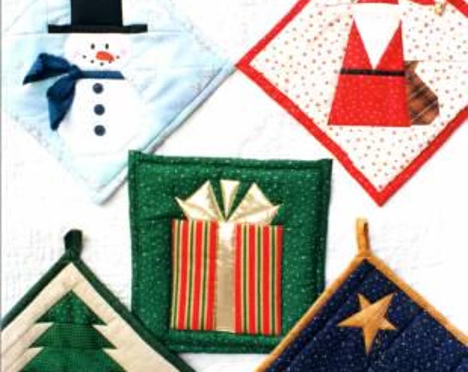 Paper Pieced Christmas Pot Holders Pattern - SWD114 - Etsy