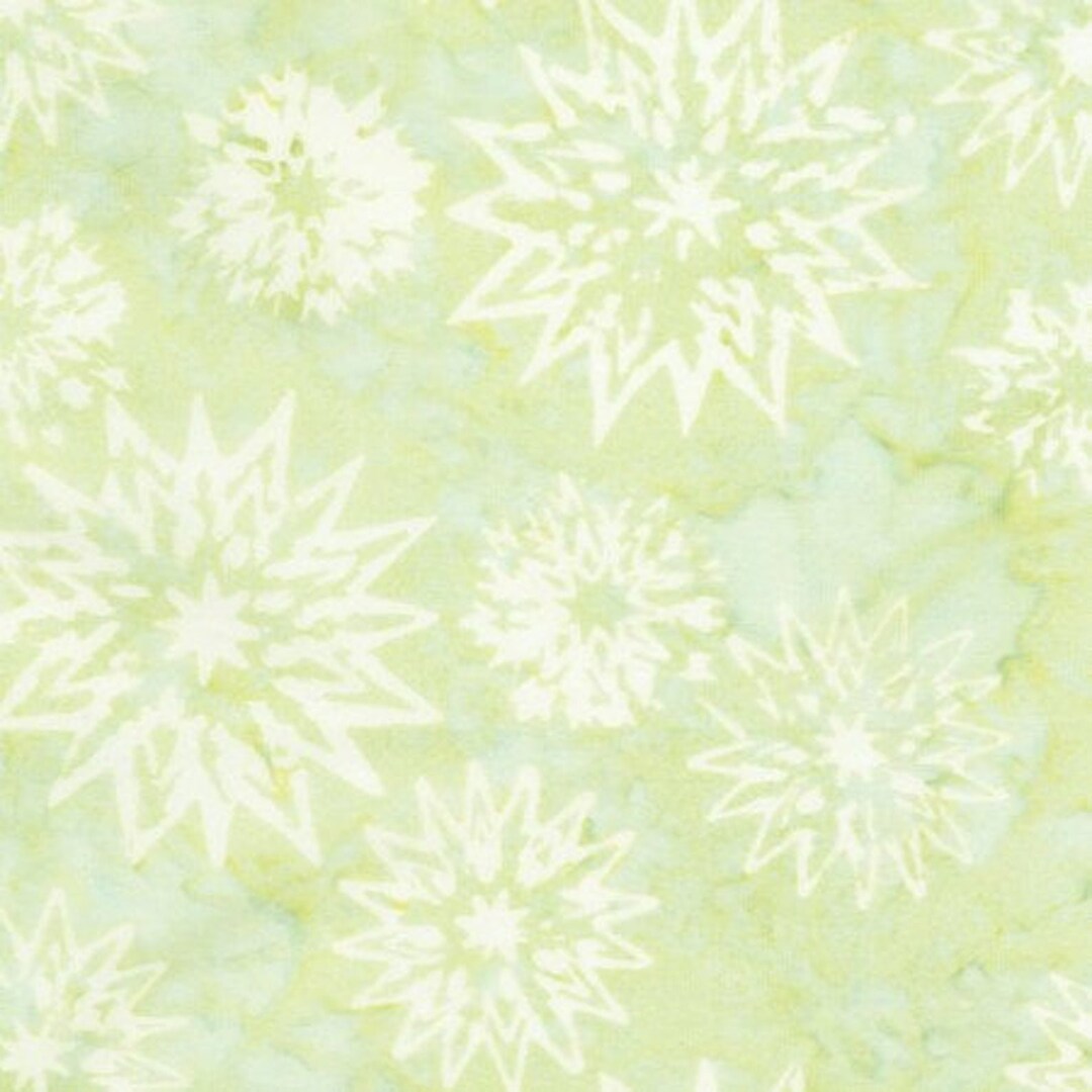 Sprout Light Green Batik Watermark Clearance Quilt Fabric by the Yard ...