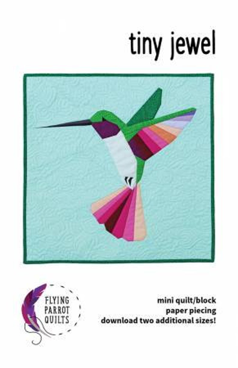 Tiny Jewel Hummingbird Wall Hanging Choose Quilt Pattern - Etsy