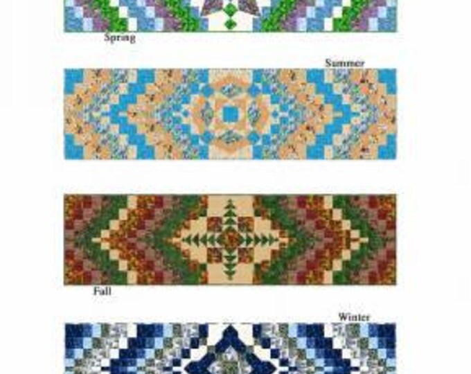 4-in-1 Bargello Table Runner Pattern - PT1746 - Etsy