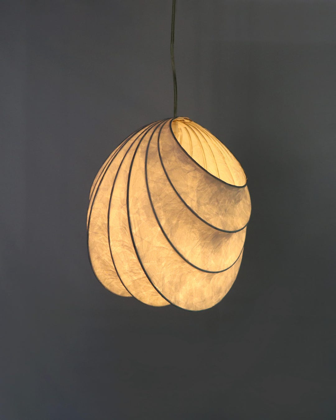 Nautilus Paper Lamp | Pendent Light - Etsy