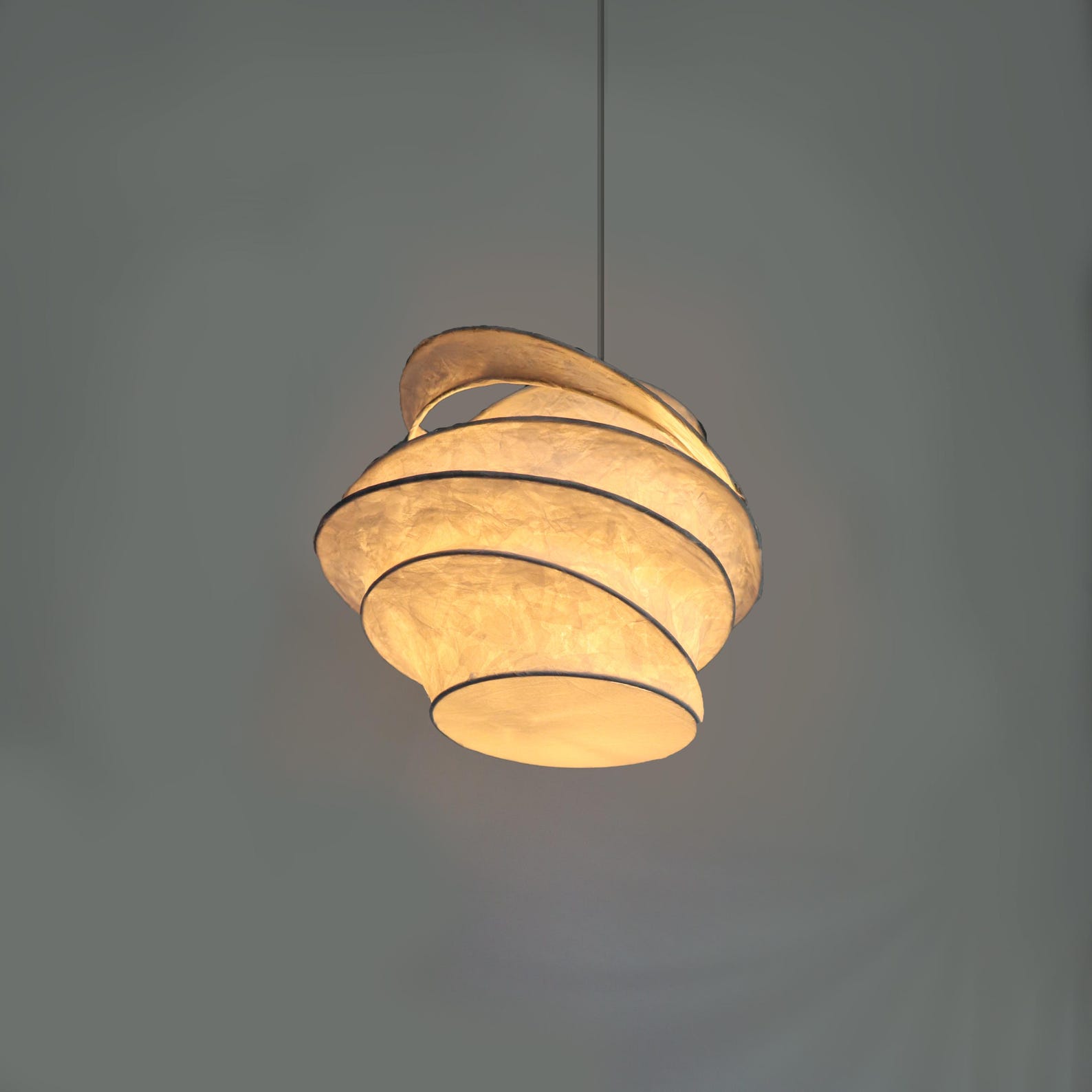 Ethereal Swirl Pendant Lamp | Ceiling Light - Etsy