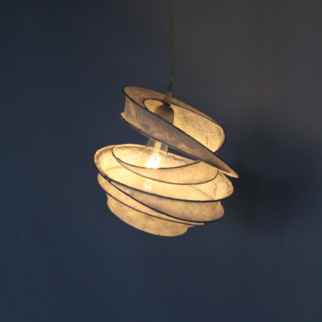 Ethereal Swirl Pendant Lamp | Ceiling Light - Etsy