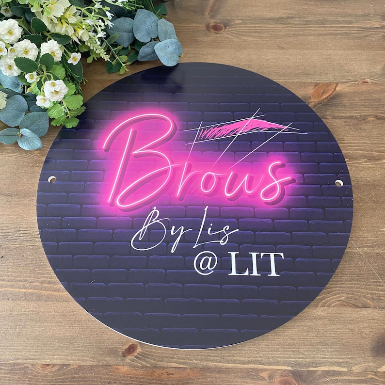 UK Based Acrylic Logo Sign Premium 5mm Acrylic Logo Plaque - Etsy UK