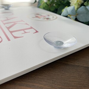 Cake on Board Sign | Cake Car Sign | Suction Cake Car Board | 5mm Board ...