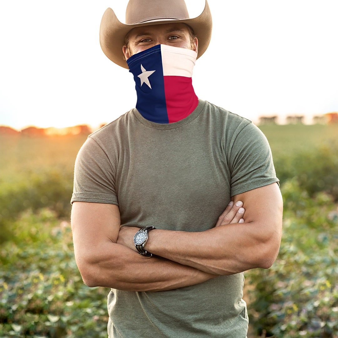 Texas Flag Neck Gaiter - Etsy