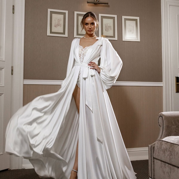 Silk Bridal Robes - Etsy