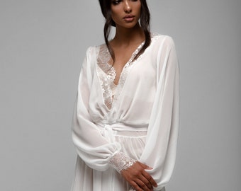 Long Robe With Train - Etsy