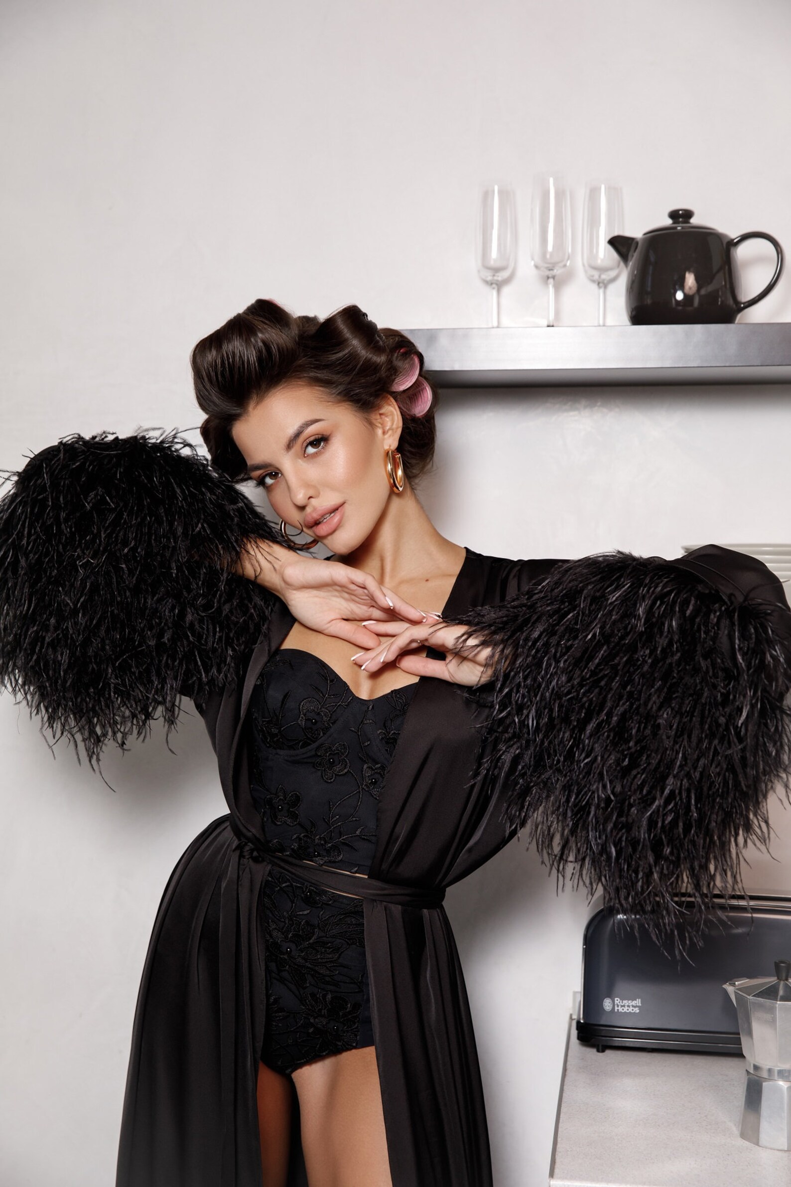 Light Blue Bridal Robe Long Bridal Robe Bridal Party Robes - Etsy