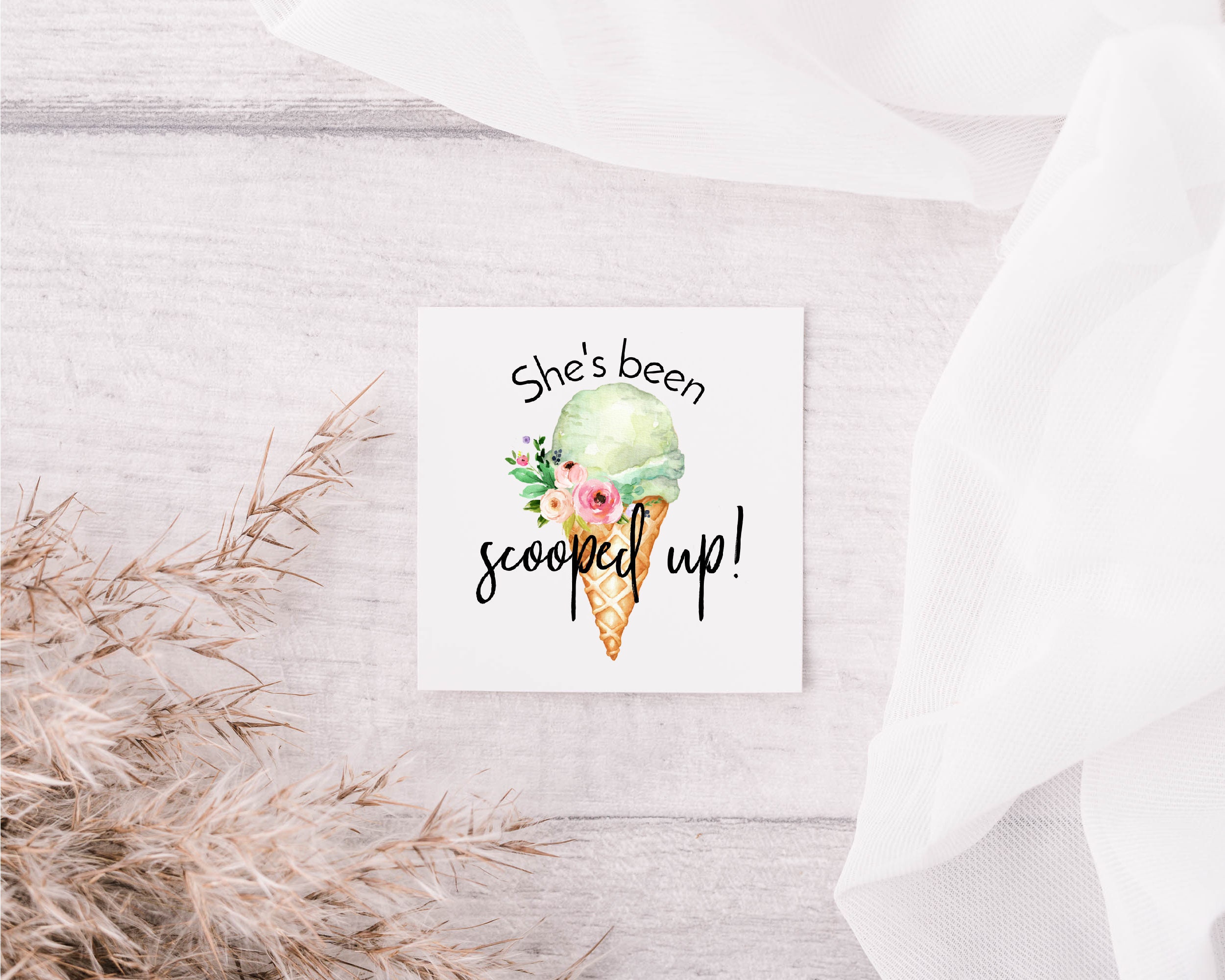 Stickers, Labels & Tags Labels Digital or Printed Scooped up Label ...