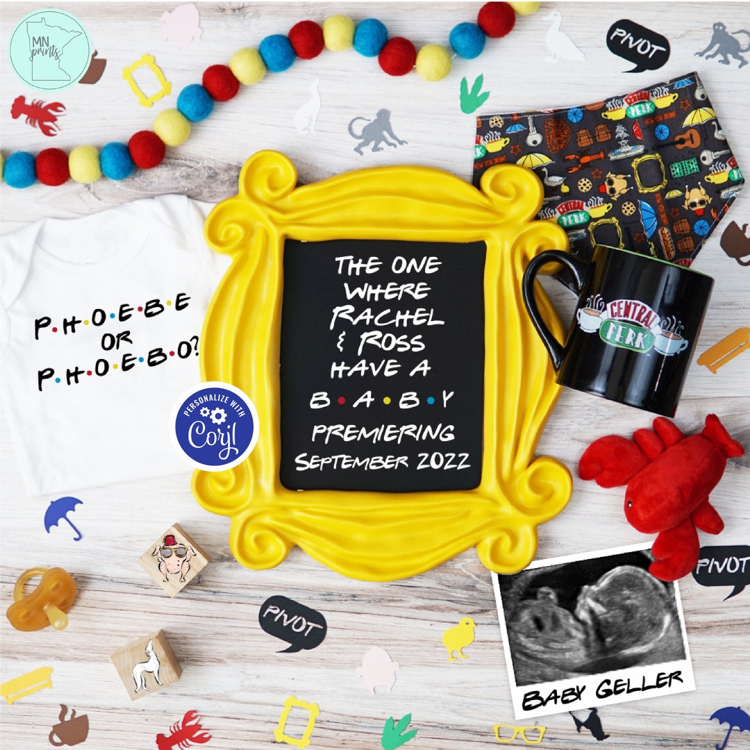 Friends Pregnancy Announcement: Phoebe or Phoebo Baby Reveal (digital ...