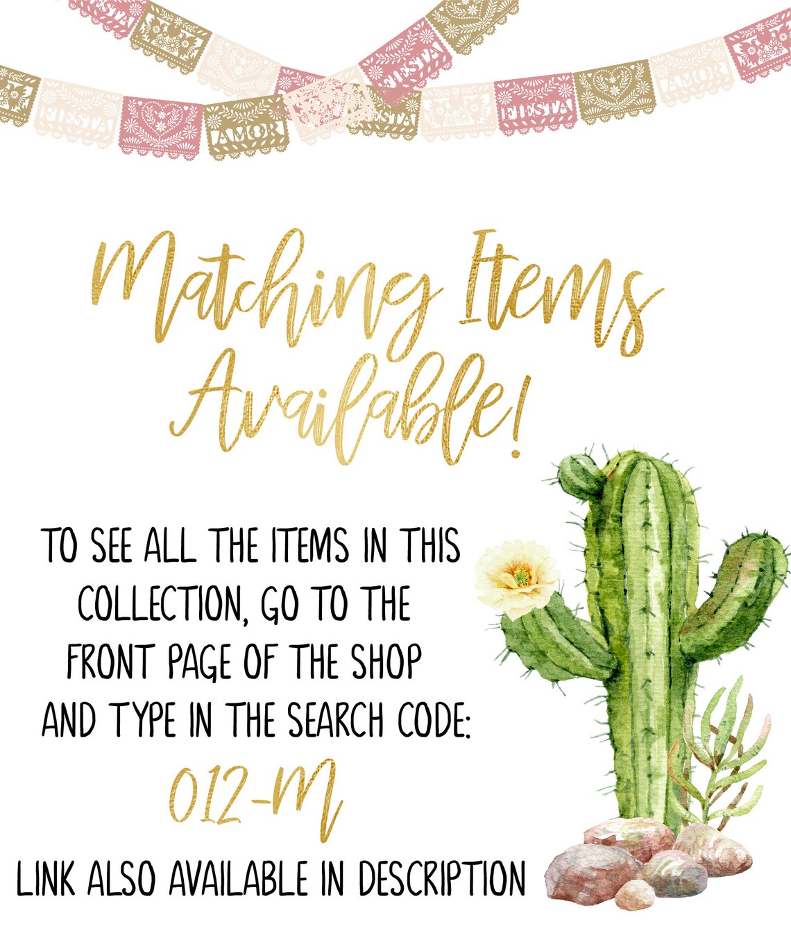 Printable Taco Bar Sign Fill It Top It & Enjoy Cactus Blush - Etsy