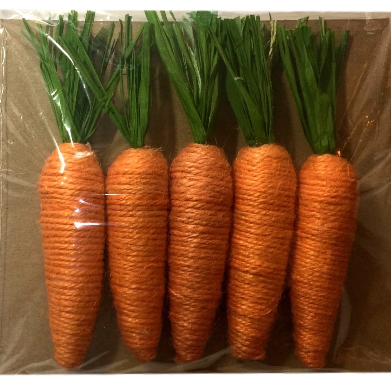 Rope/jute/twine and Raffia Carrots for Farmhouse Decor, Tiered Trays ...