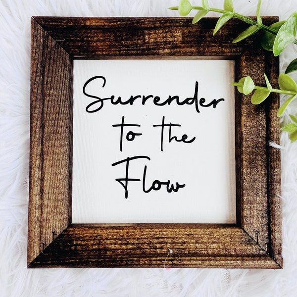 Surrender to the Flow - Etsy