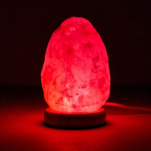 Color Changing Himalayan Salt Lamp mini LED USB Salt Lamp Real ...