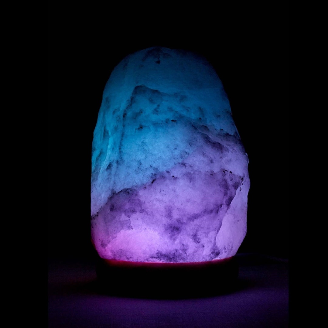 Color Changing Himalayan Salt Lamp mini LED USB Salt Lamp Real ...