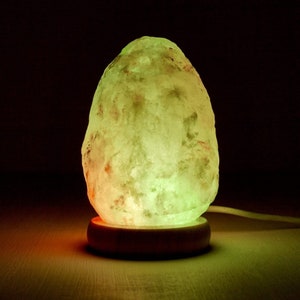 Color Changing Himalayan Salt Lamp mini LED USB Salt Lamp Real ...