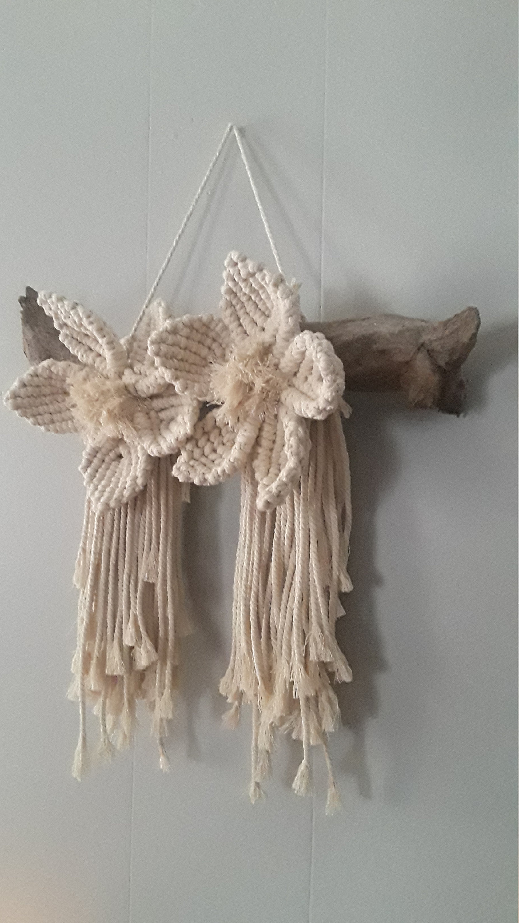 Macrame Flower Wall Hanging Decor - Etsy