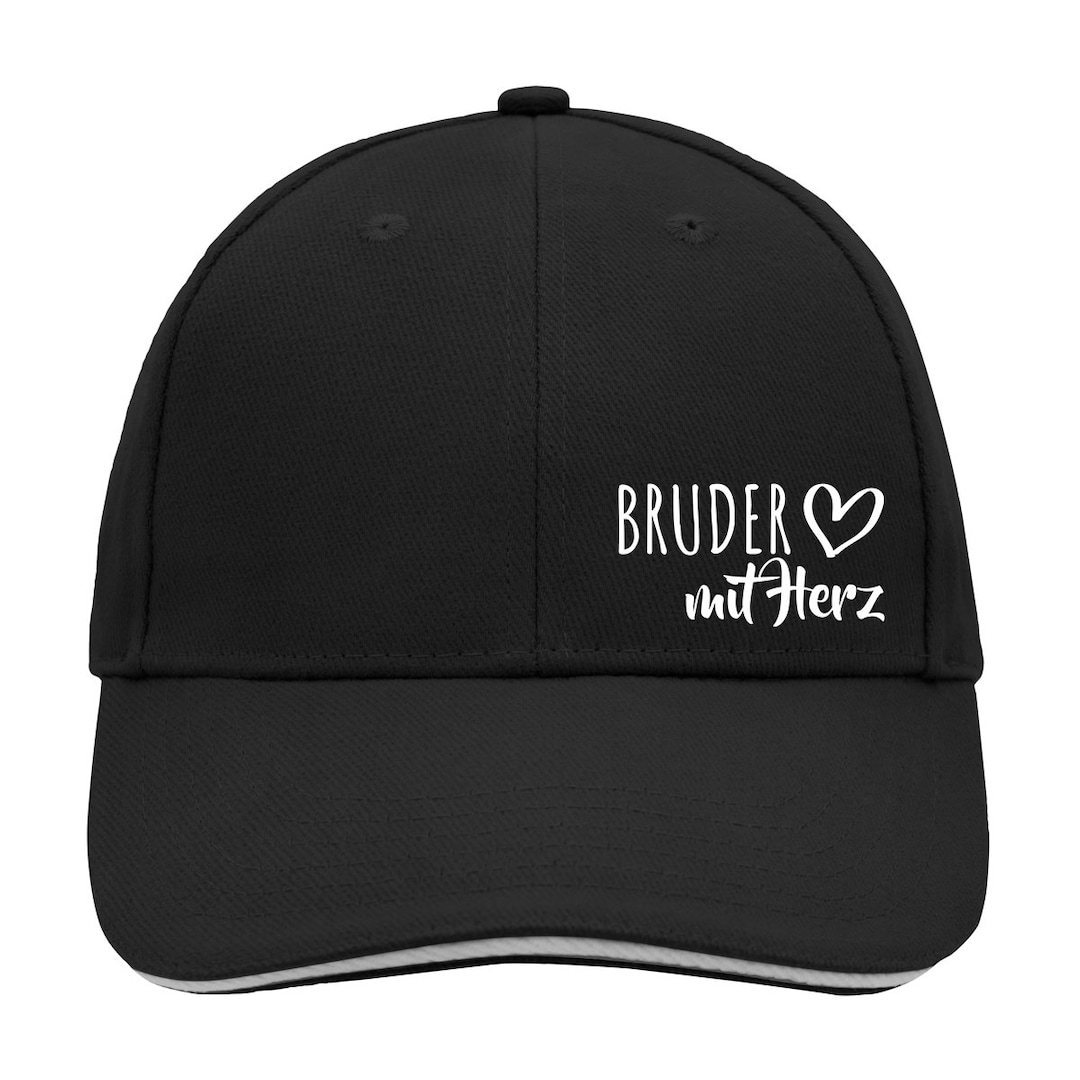 Cappy Hat Brother With Heart Unisex Cap With Motif for the Greatest ...