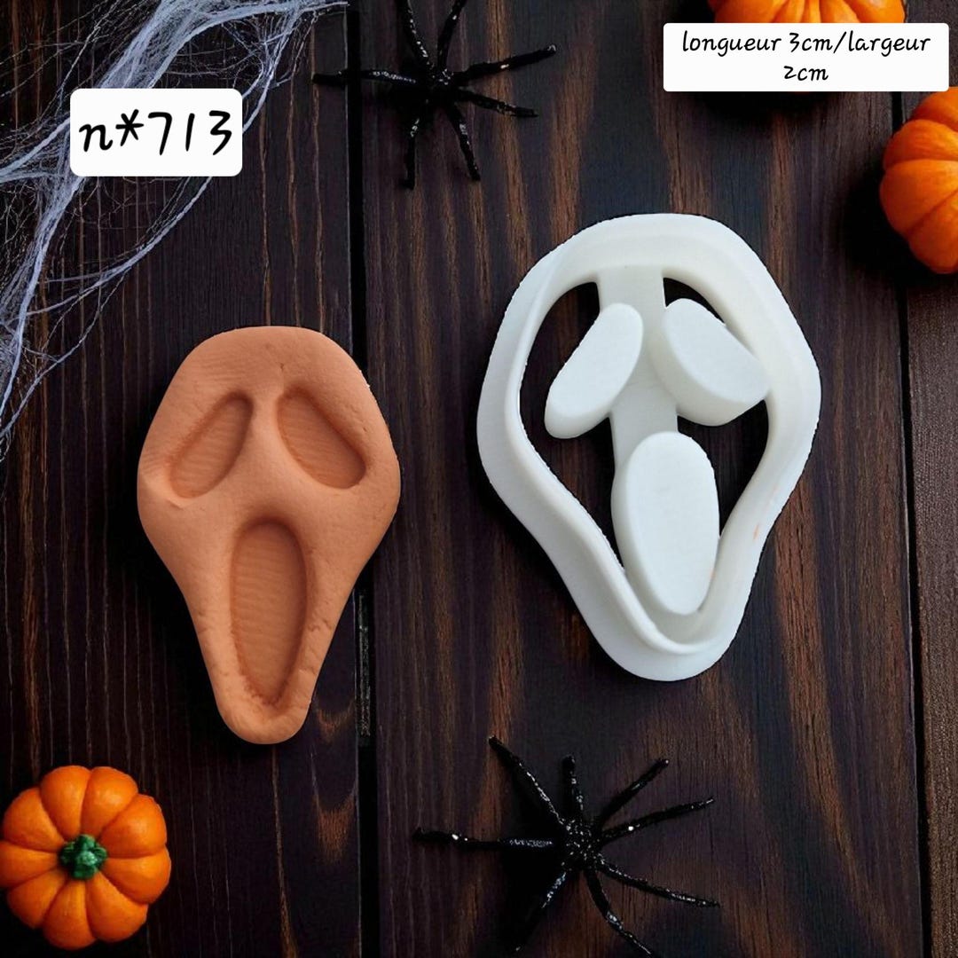Scream Mask Cookie Cutter/movie/polymer Clay Cutter/clay Cutter/fimo ...