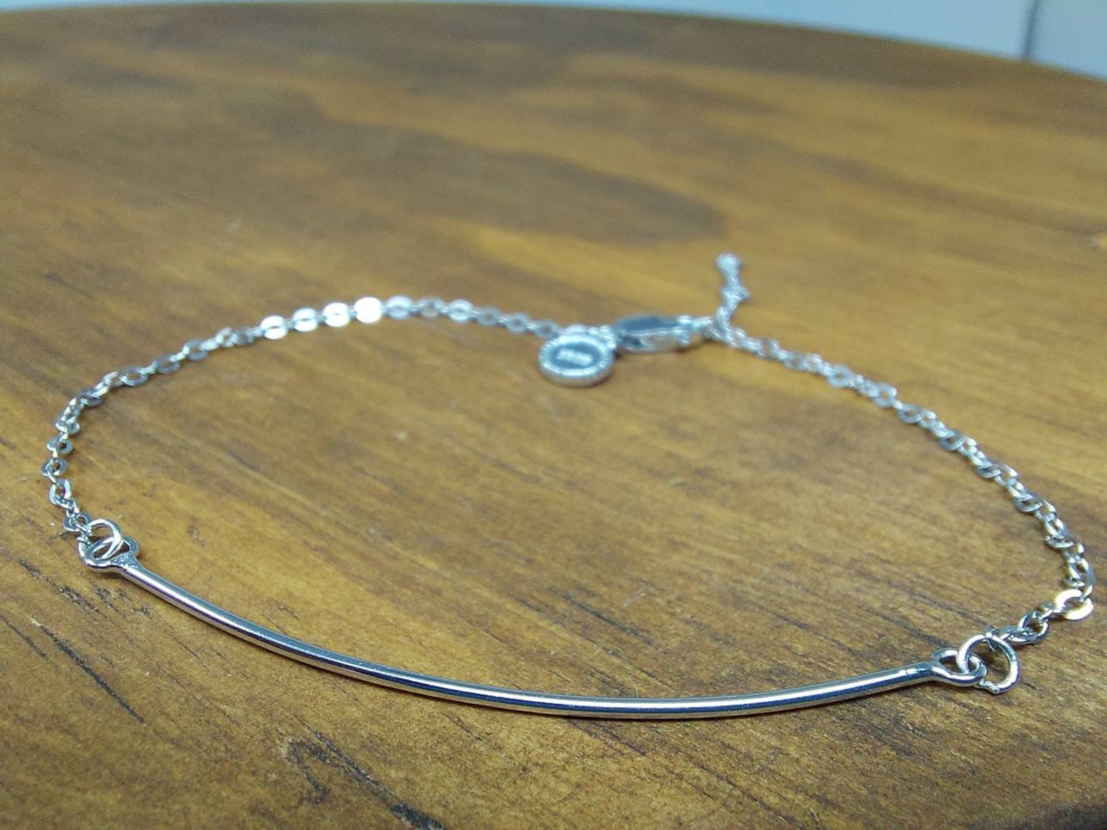 Minimalist silver bracelet / Sterling silver bracelet / | Etsy