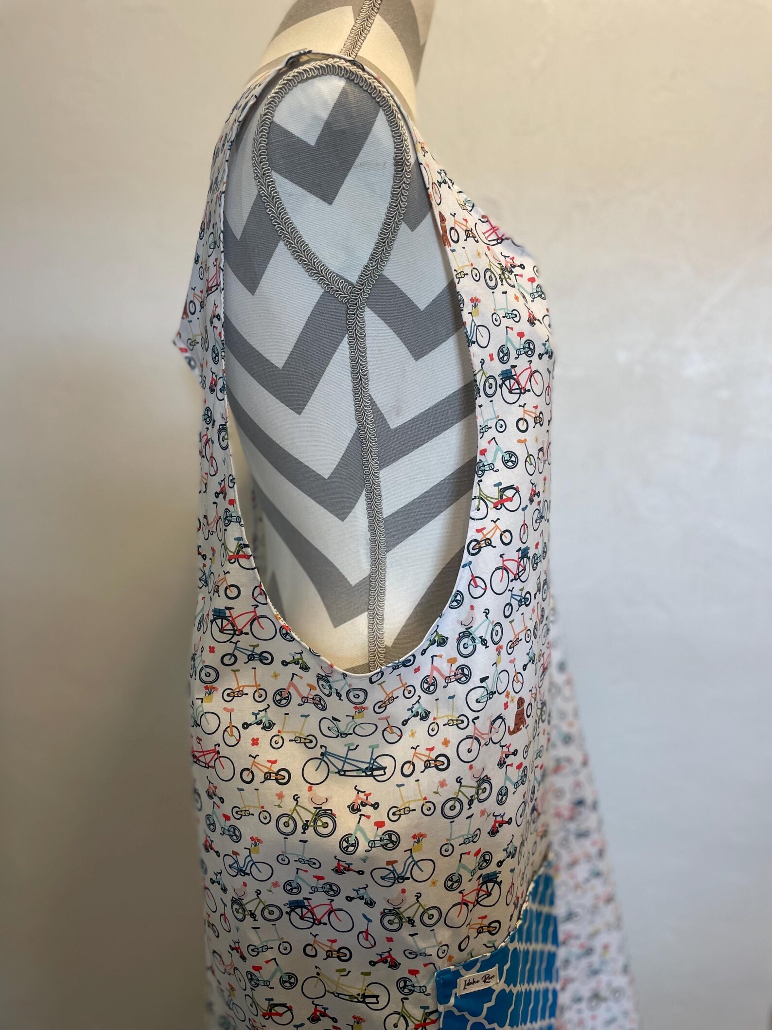 Apron, Apron No Tie, Women Apron, Chicken Apron, Bike Apron, Gifts for ...