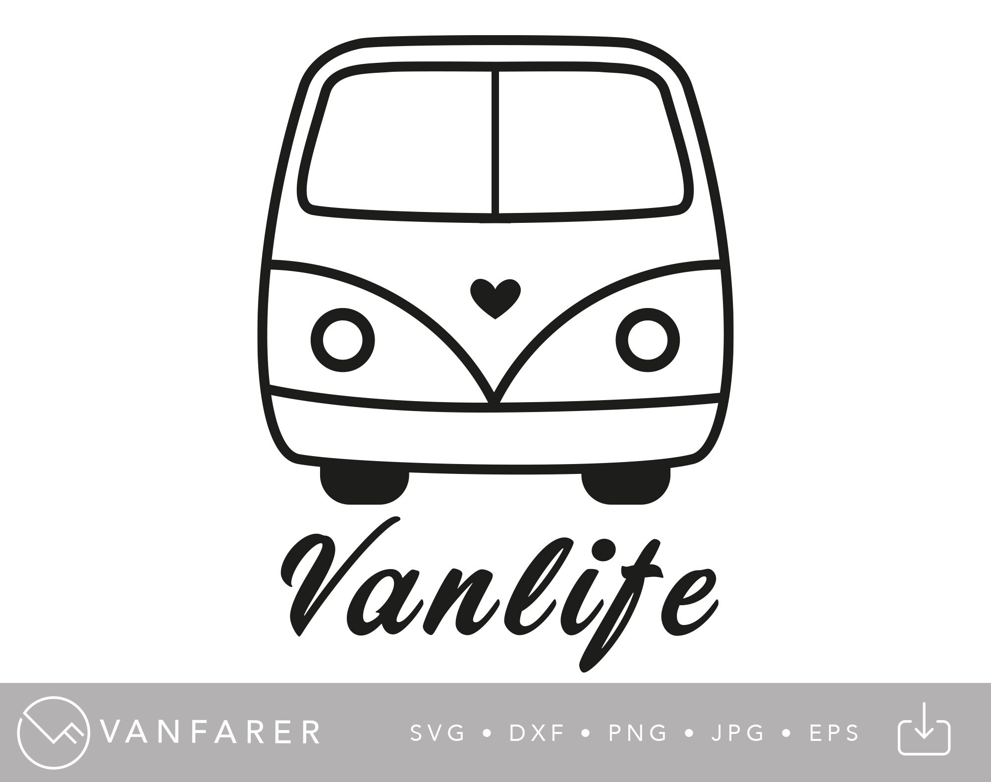 Vanfarer Vanlife Svg, Van Life Svg, Campervan Svg, Vanlife Graphic ...