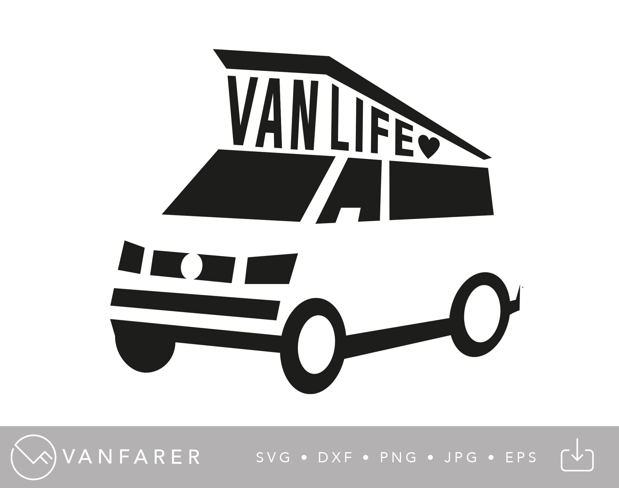 Vanfarer Vanlife Svg, Vanlife Svg, Campervan Svg, Vanlife Graphic ...