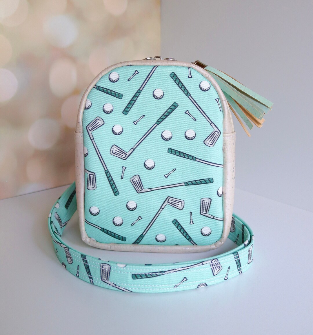 Mini Sling Bag Golf, Mint Green, Golf Lover Gift, Mini Sling Bag, Golf ...