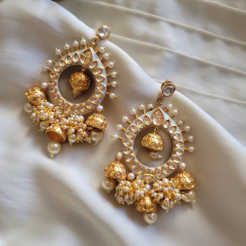 Jhumka Earrings - Etsy