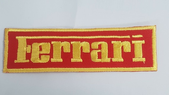 Embroidered Ferrari Sports-racing Car Iron-on/ Sew on Patch | Etsy