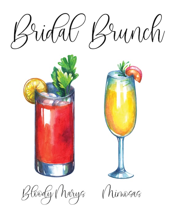 Bridal Brunch Clipart