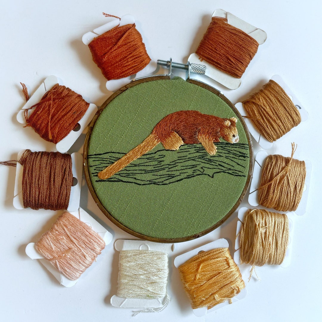 Tree Kangaroo Handmade Embroidery Hoop Wall Art Decor - Etsy