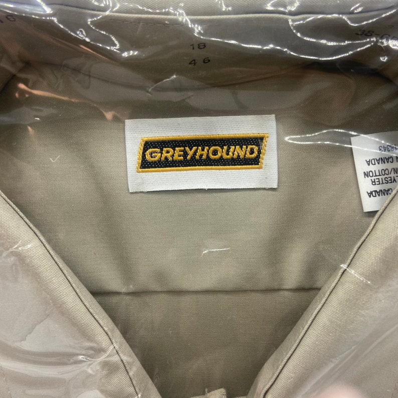 Vintage GREYHOUND BUS Driver Uniform Shirt in Pkg NOS New Old - Etsy