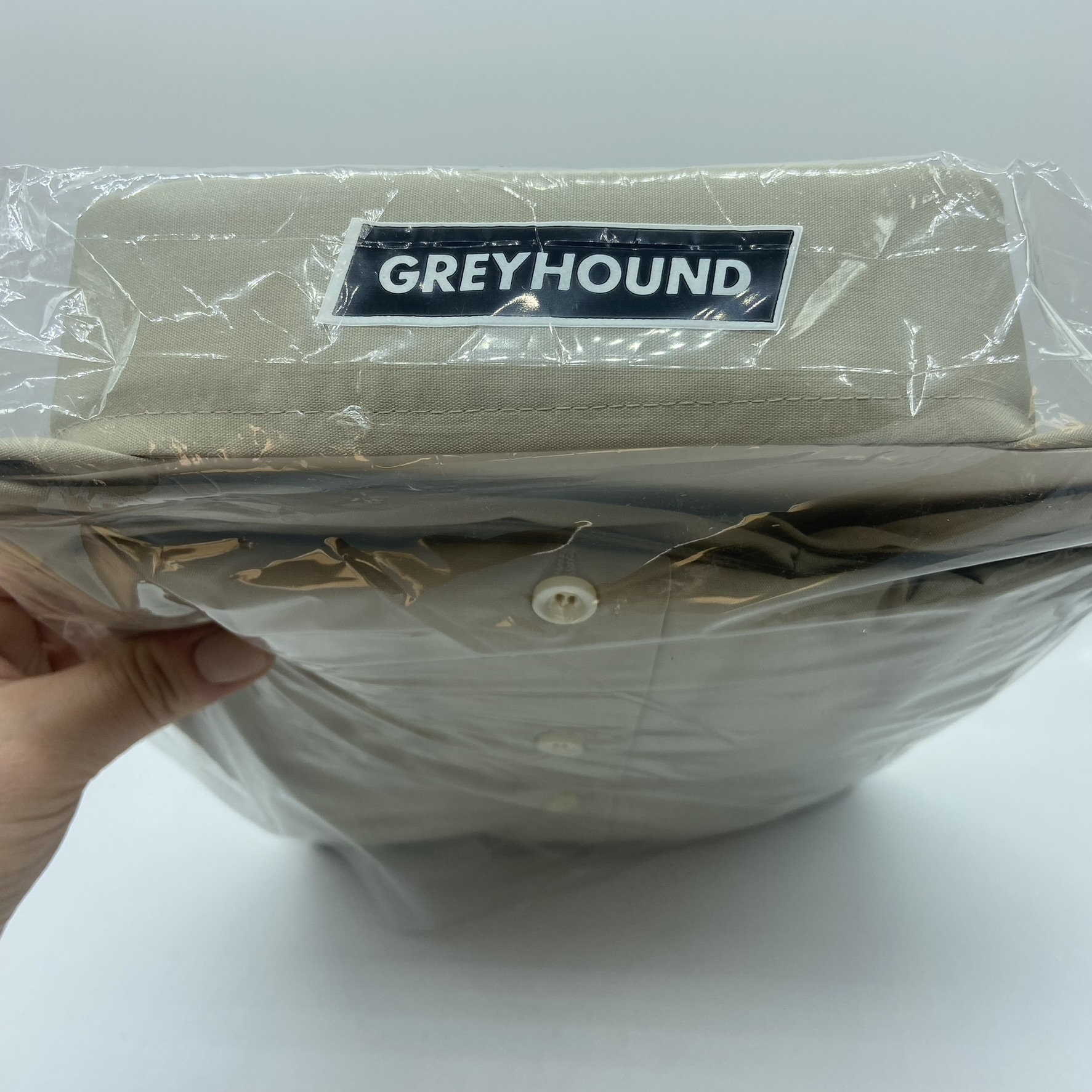 Vintage GREYHOUND BUS Driver Uniform Shirt in Pkg NOS New Old Stock Sz ...
