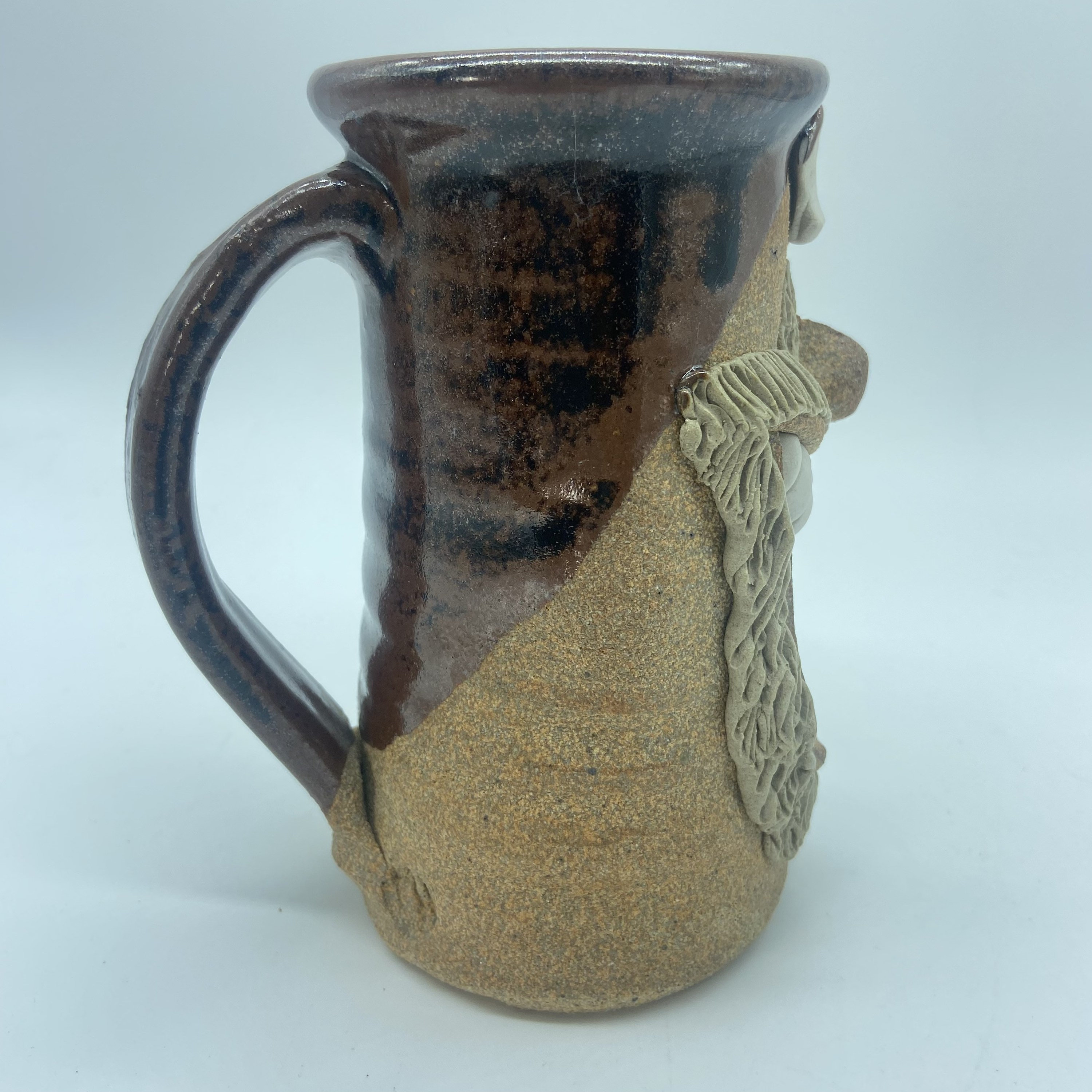 Ugly Face Art Pottery Clay Vintage Mug Handcrafted Signed Hawaii Tall ...