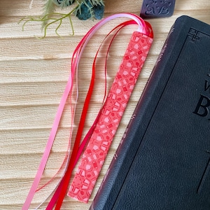 Bible Ribbon Bookmark - Christian Gift, Keepsake With Multiple Ribbons ...