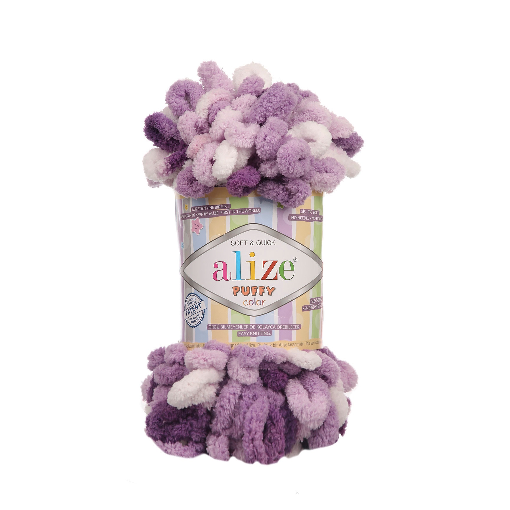 Alize Puffy Color Polyester Yarn Knitting Yarnbaby Yarn - Etsy