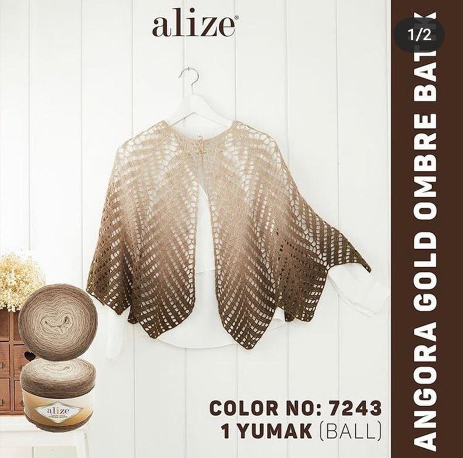 Alize Angora Gold Ombre Batik Mohair Yarn Blend Acrylic Hand - Etsy