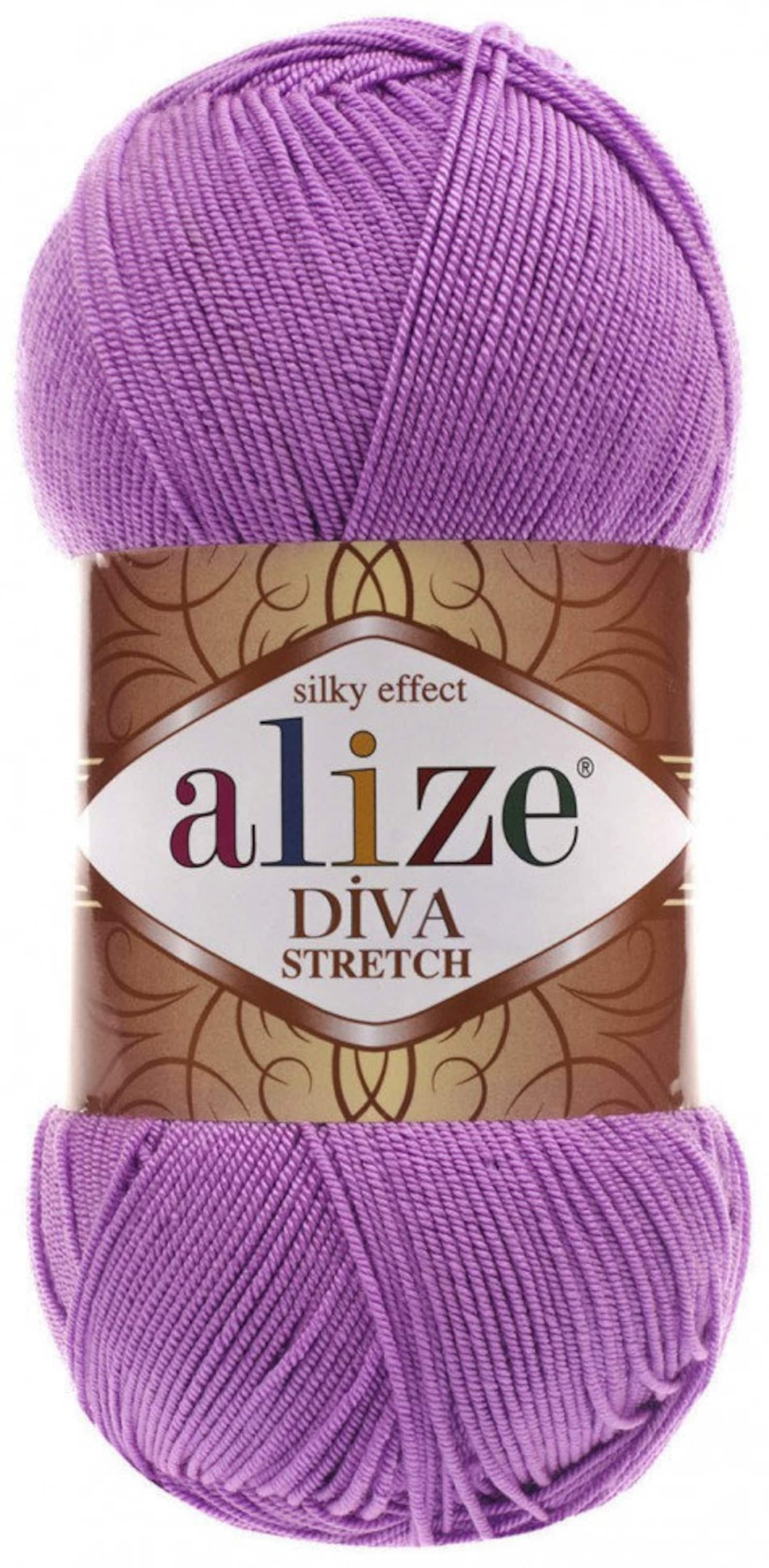 Alize Diva Stretch, hilo de microfibra, hilo acrílico, hilo de bikini ...