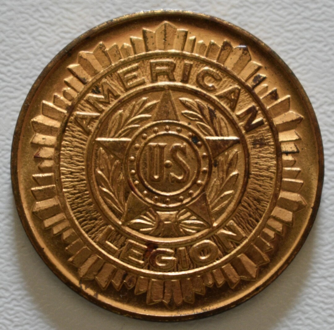 American Legion Coin/armistice Day Anniversary - Etsy