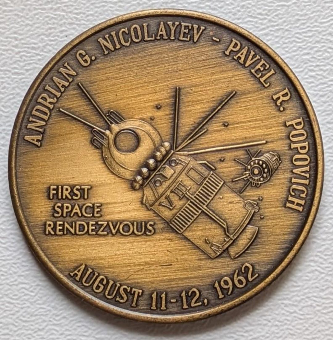 Space Race Coin - Etsy