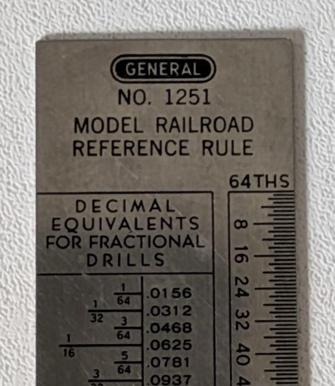 Model Railroad Ruler - Etsy