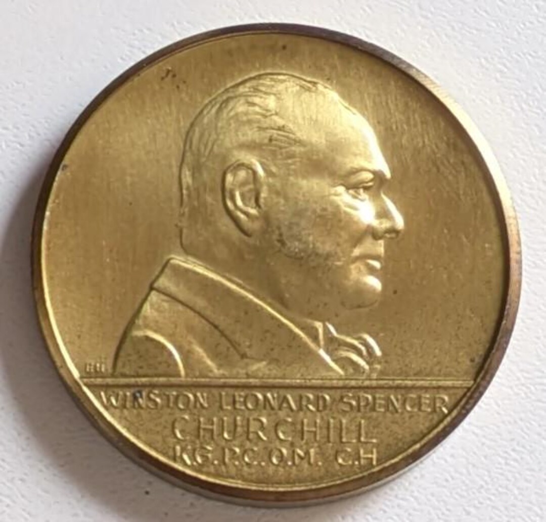 Winston Churchill Coin - Etsy