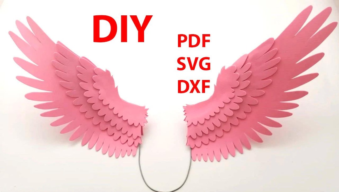 DIY & Blueprints Small and Medium Wings PATTERNS and TUTORIAL Cosplay ...