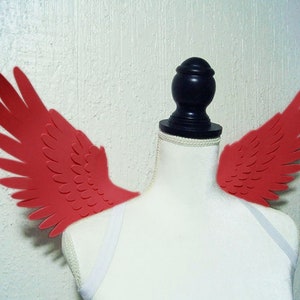 Red Wings DIY Small and Medium Wings PATTERNS and TUTORIAL Cosplay ...