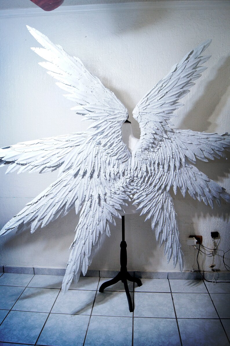 Angewomon and Angemon white wings for cosplay Digimon angel - Etsy México